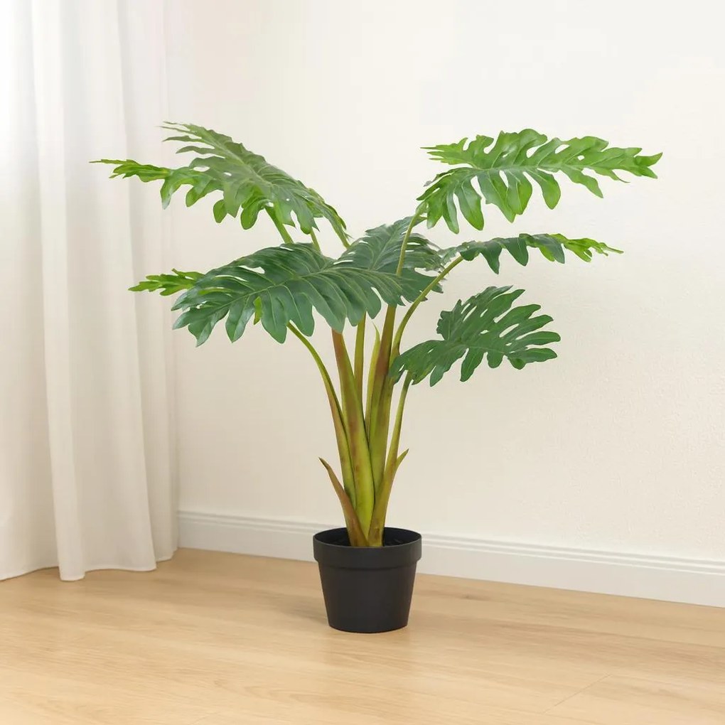 Umělá rostlina, filodendron dvakrát peřený, 110 cm