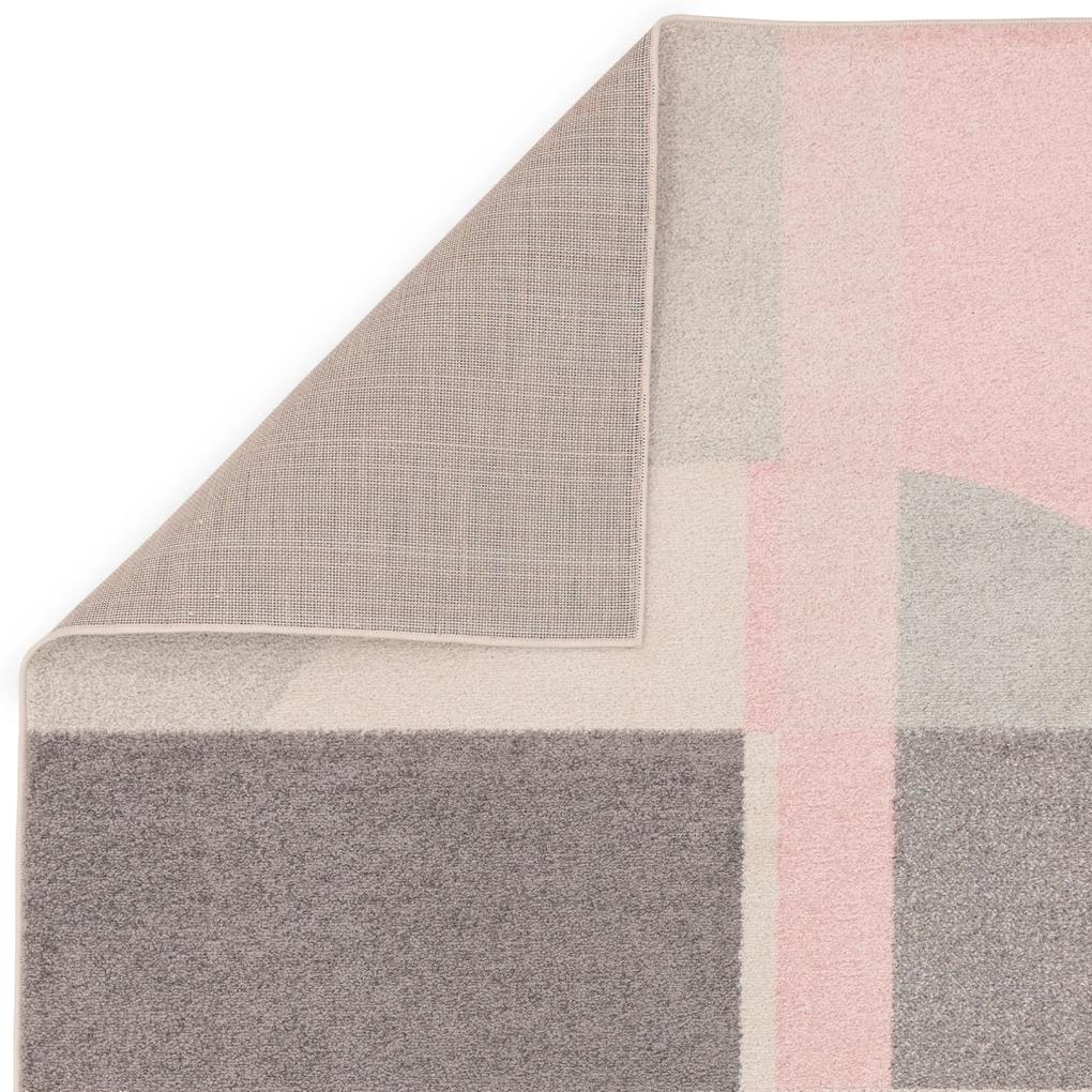 Tribeca Design Kusový koberec Jars Pink Circle Rozměry: 120x170 cm