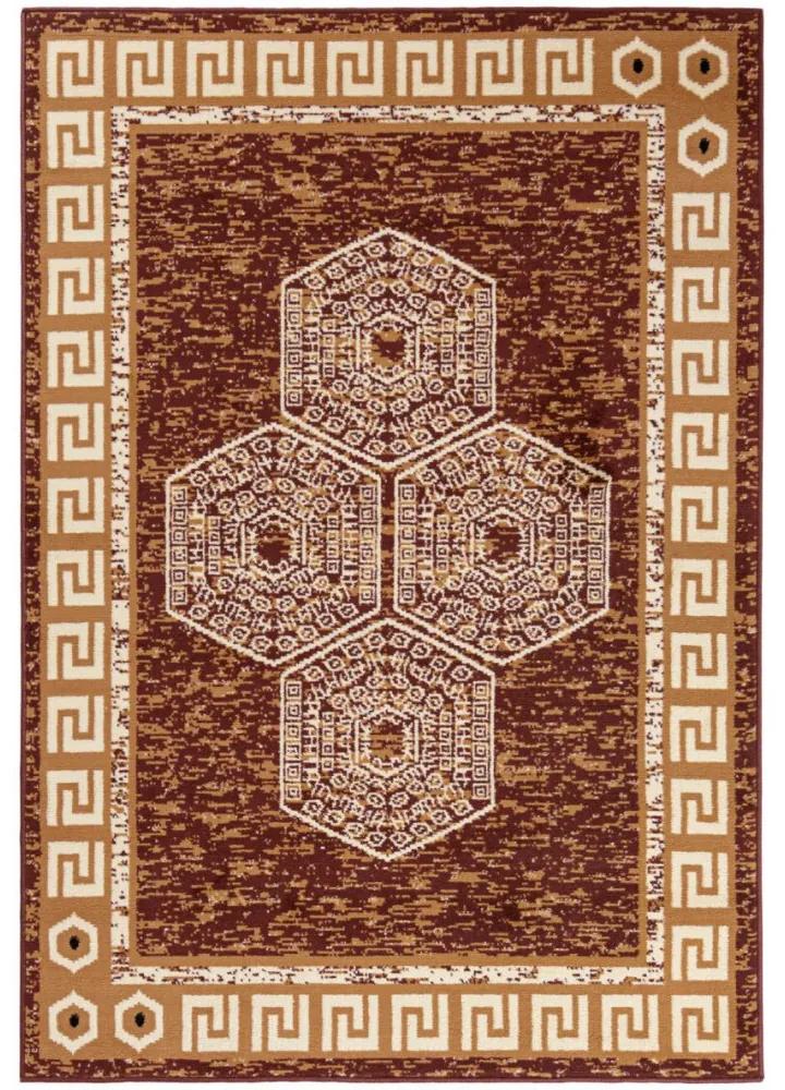 Kusový koberec PP Argos hnědý 140x200cm