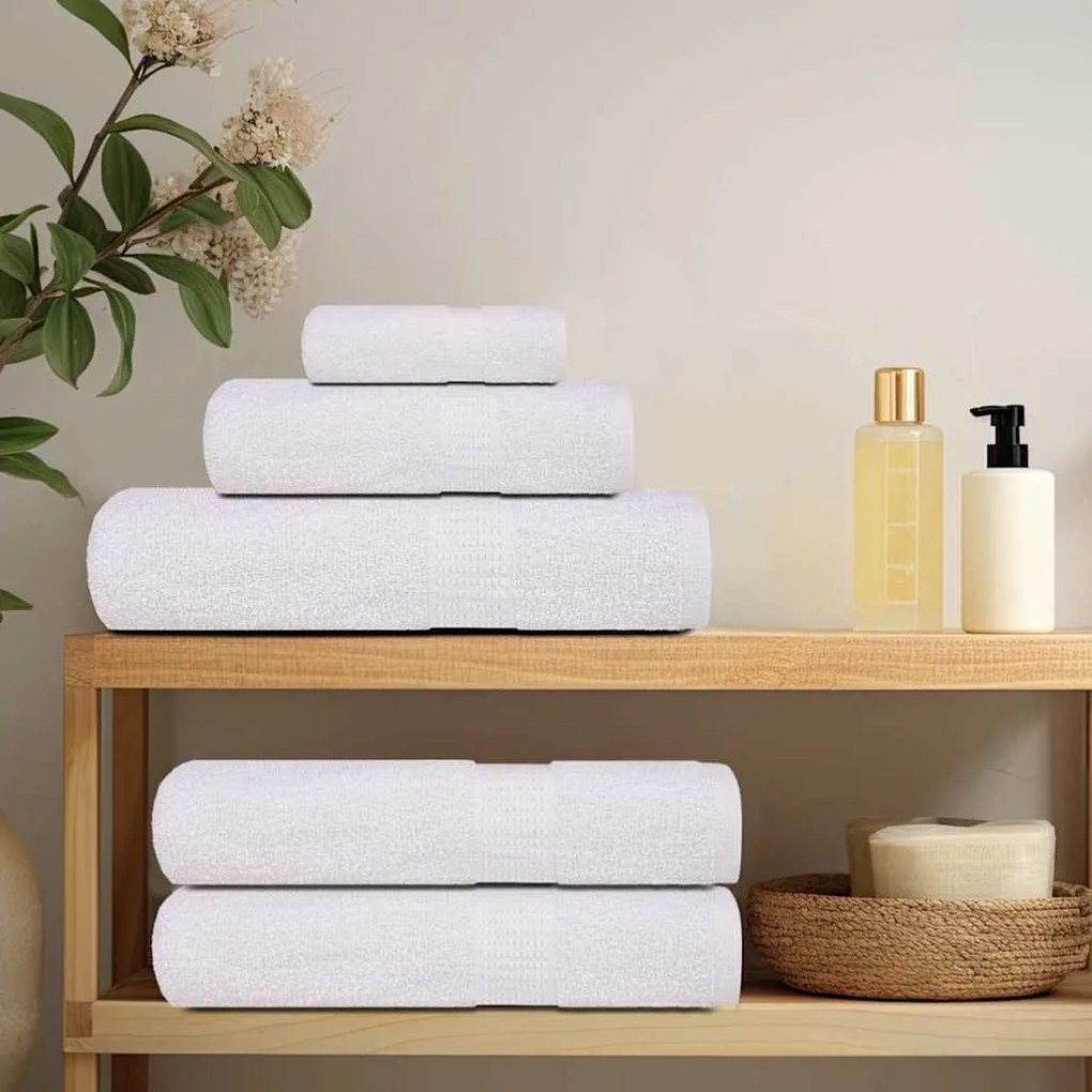 Ručníky pro hosty FROGN 50 ks bílé 30x50 cm 360 g/m² 136648