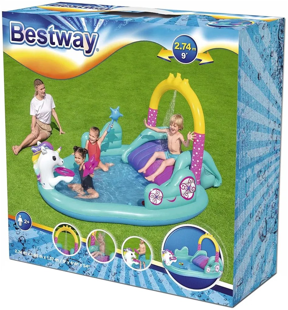 BESTWAY Unicorn Hrací centrum, 274 x 198 x 137 cm 53097