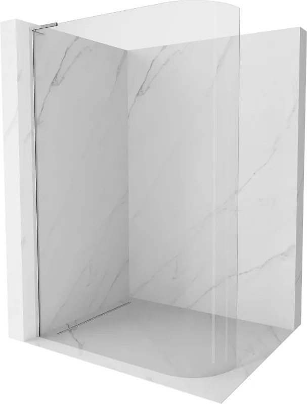 Mexen Kioto L, sprchová zástěna Walk-In 90 x 200 cm, 8mm čiré sklo, chromový profil, 800-090-103-01-06