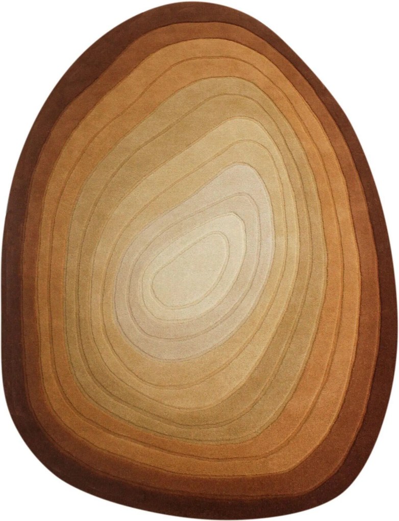 XXXLutz VLNĚNÝ KOBEREC, 200/290 cm hnědá Flair Rugs - Online Only koberce & rohožky - 003165041502