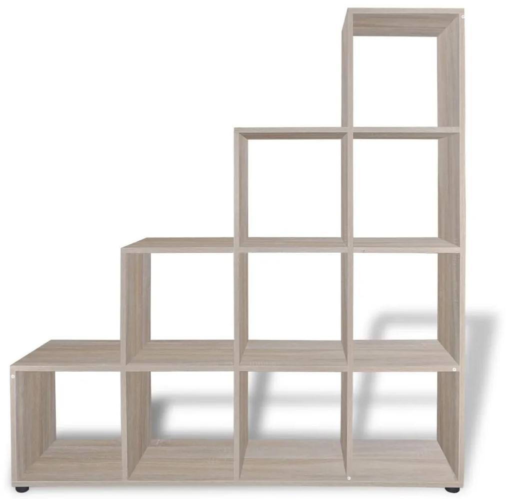 vidaXL 242551 Marketos Staircase Bookcase/Display Shelf 142 cm Oak