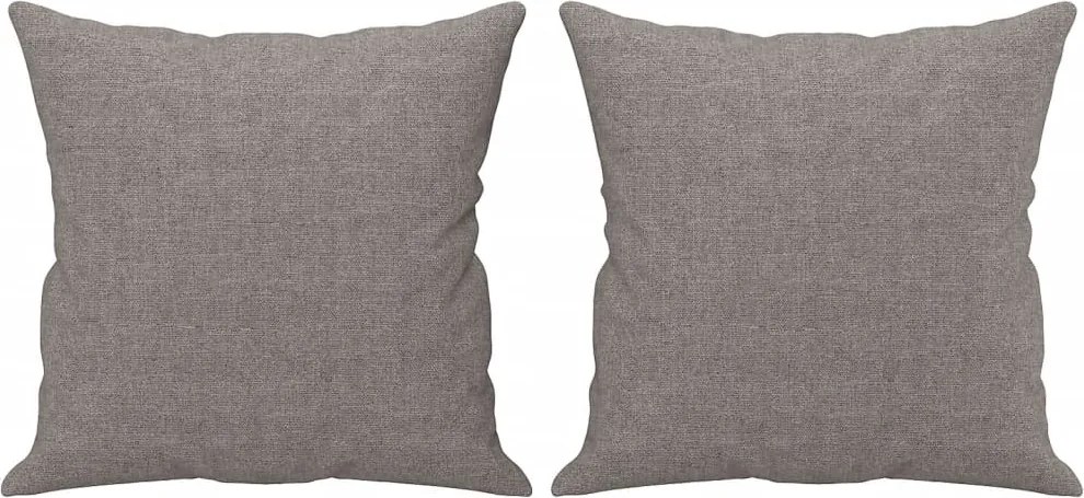 2místná pohovka s polštáři taupe 120 cm textil 3200908