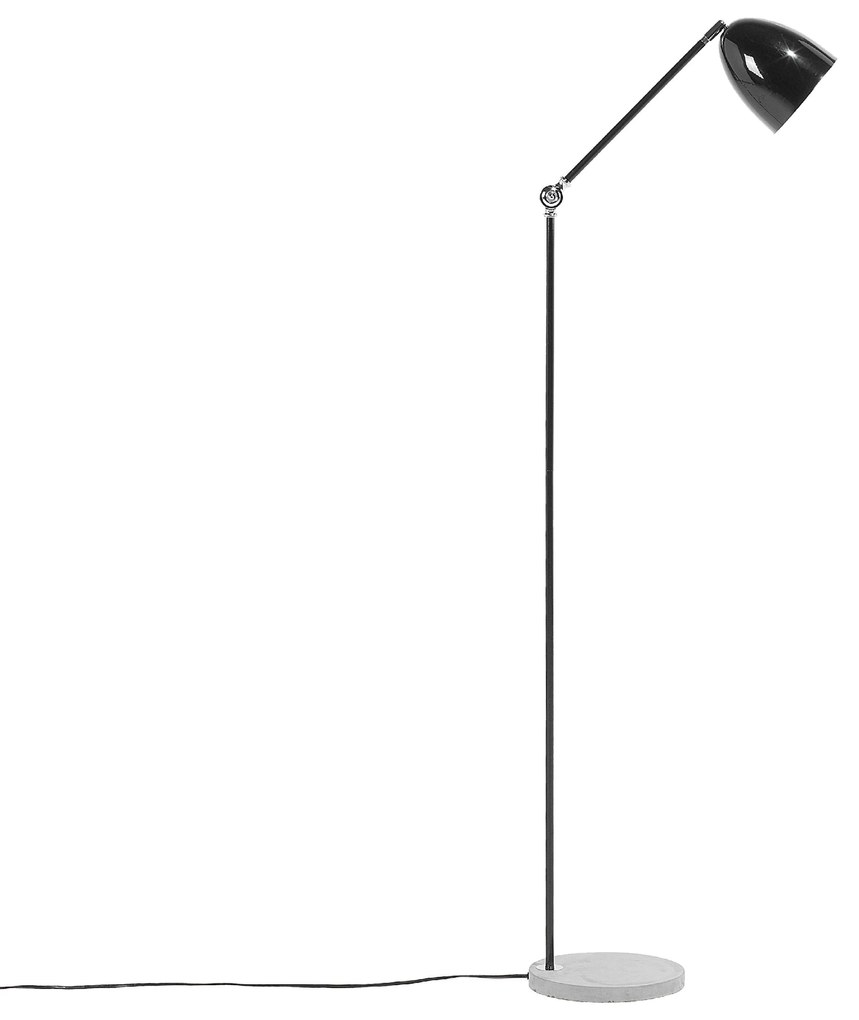 Černá stojací lampa CHANZA Beliani