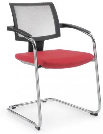 profim Konferenční židle Xenon net 20V 2P Barva kostry šedá kostra (metallic) Barva Síťoviny Profim RUNNER 60061-bílá síťovina GALERIE - Čalounění profim LÁTKY 0 / ALBA, EVO, NEXT