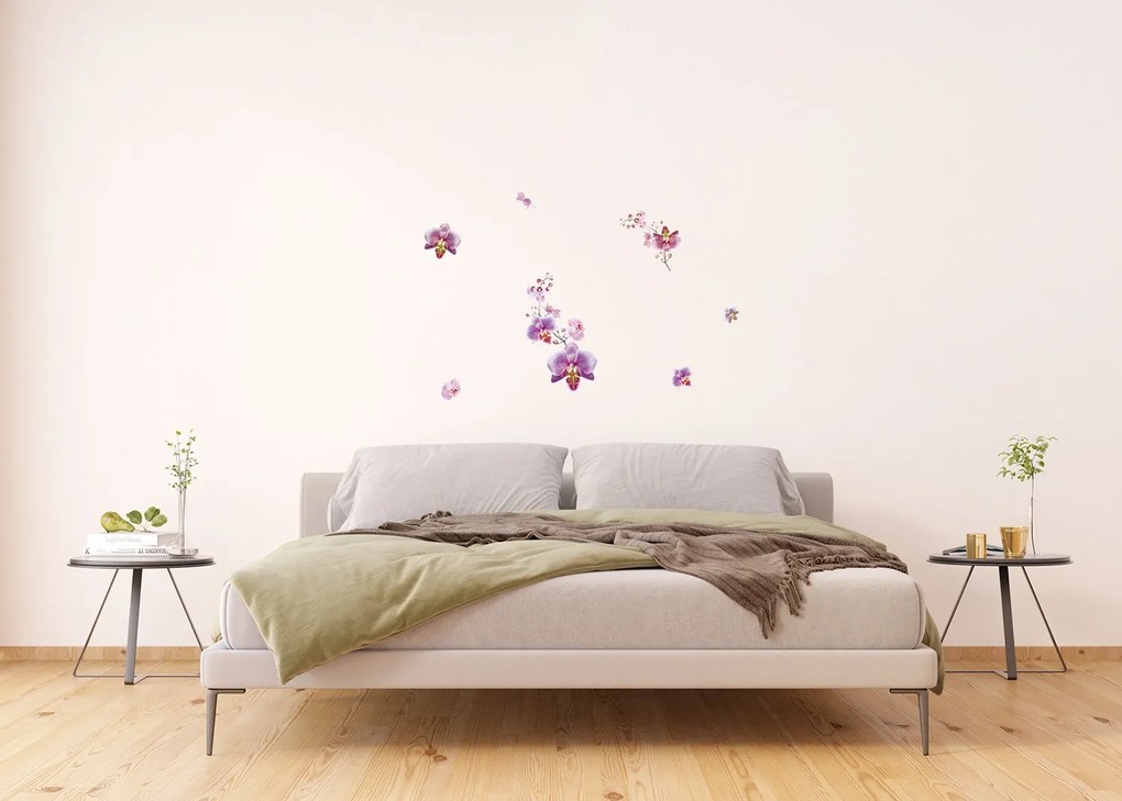 Samolepka na zeď Orchideje | 42.5 x 65 cm | DSM3440