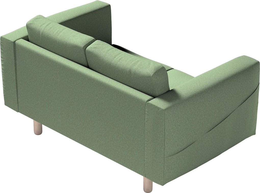 Potah na pohovku IKEA Norsborg 2-místná barva zelená látka pletený vzor