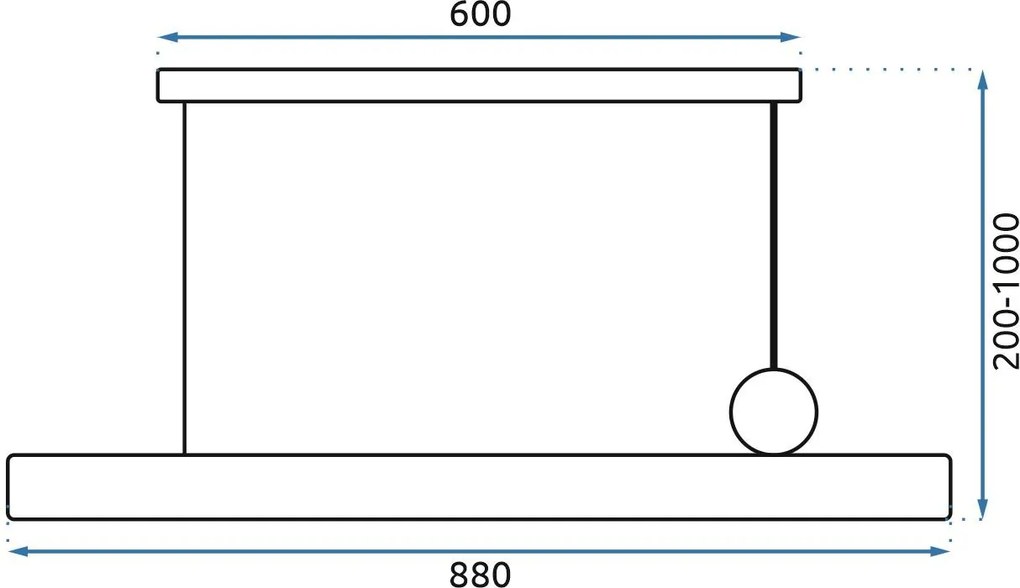 Toolight - LED stropní lampa APP969-1CP, hnědá-černá mřížka, OSW-07002