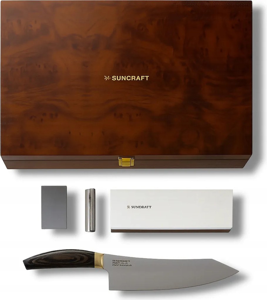 Sada Suncraft Elegancia nůž Gyuto 200 příslušenství