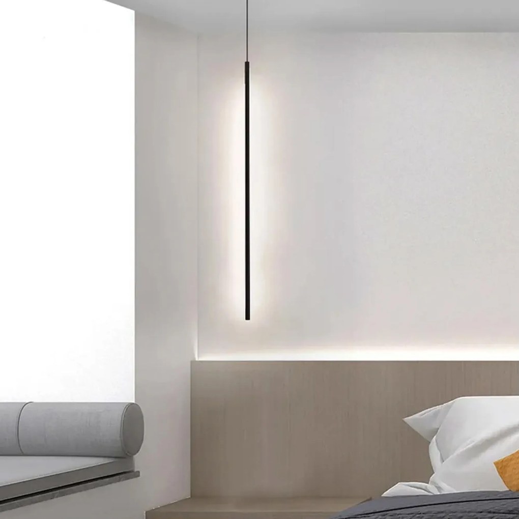 Toolight Toolight, LED stropní svítidlo 100cm, 18W, APP1449-C, černá matná, OSW-04186