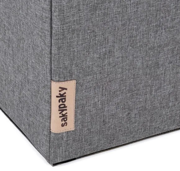 SakyPaky Taburet KOSTKO PUR světle růžová