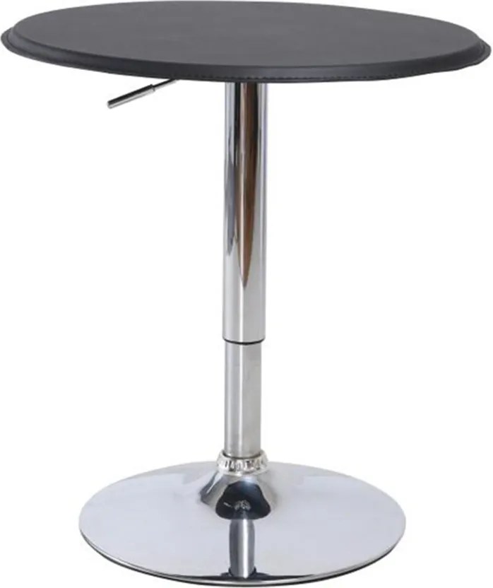 Tempo Kondela, s.r.o. Barový stůl s nastavitelnou výškou, černá, BRANY