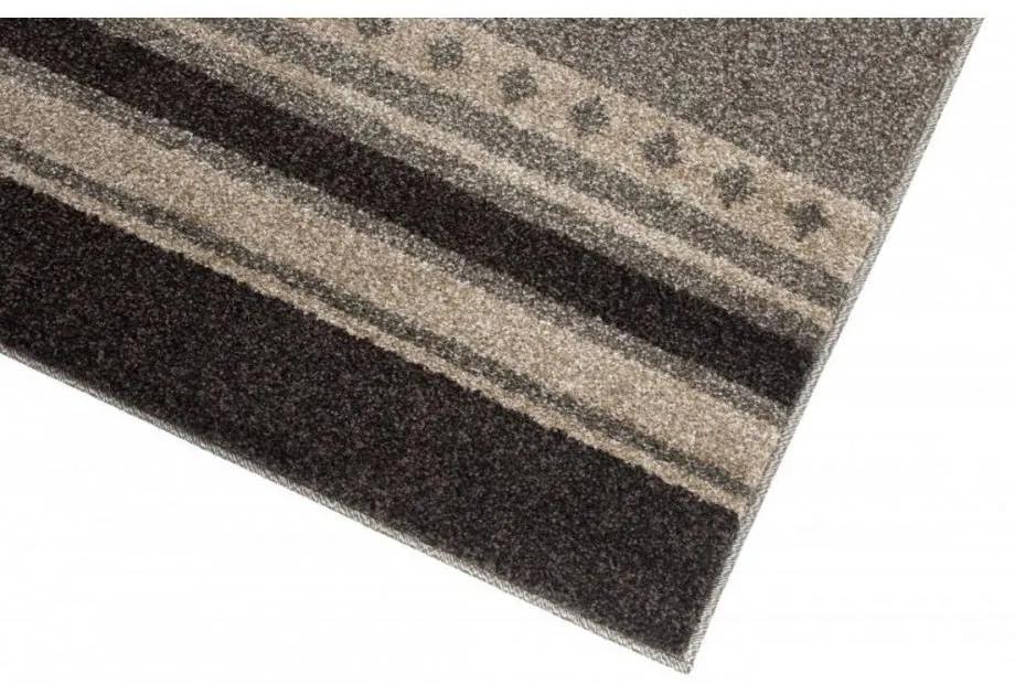 Kusový koberec Hvězda hnědošedý 200x290cm