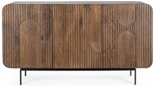 BIZZOTTO dřevěný příborník ORISSA hnědý 42x145 cm 0747235