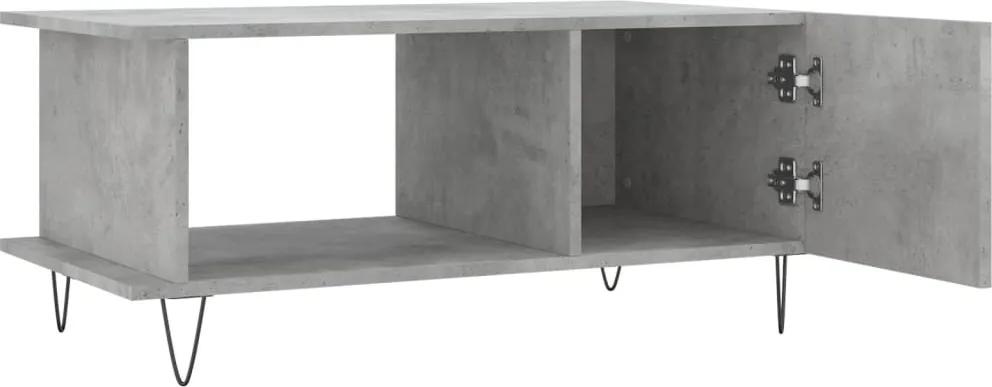 vidaXL Konferenční stolek 90 x 50 x 40 cm kompozitní dřevo [829488] Barva: hnědý dub