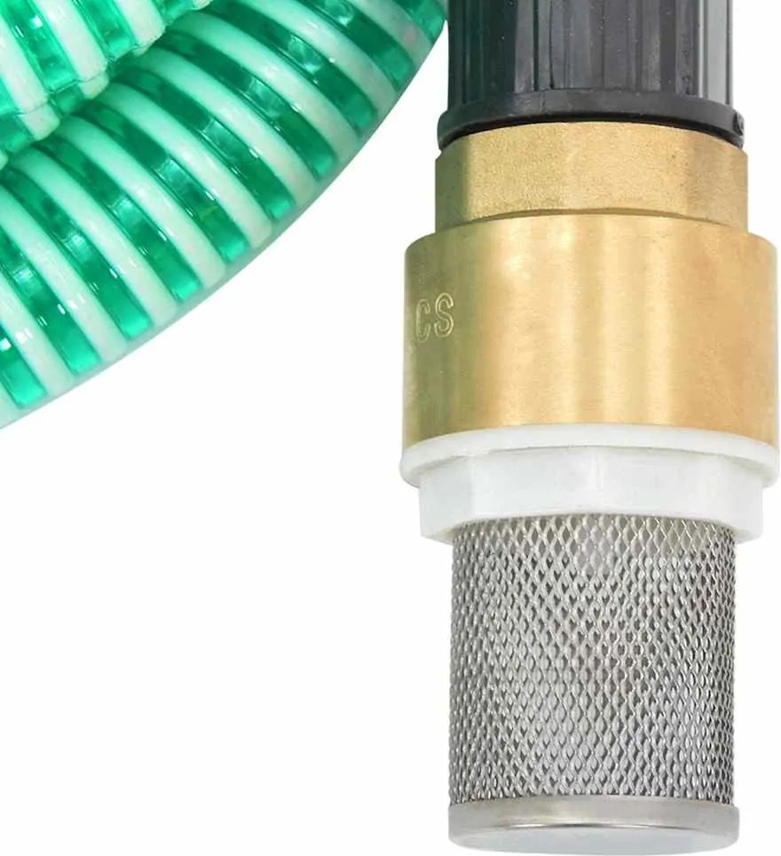Sací hadice s mosaznými konektory zelená 1,1" 7 m PVC 151044