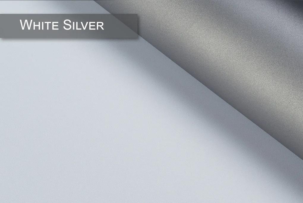Termoizolační roleta neinvazivní White SIlver 100x150 cm