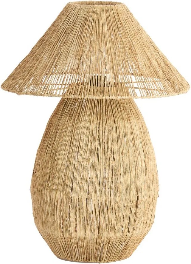Stolní lampa v přírodní barvě se stínidlem z juty (výška 55 cm) Maruva – Light & Living