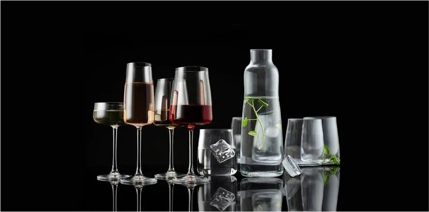 Skleničky v sadě 4 ks na víno 540 ml Zero – Lyngby Glas
