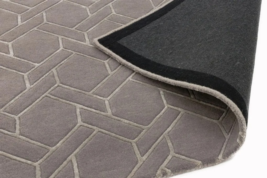 Šedý koberec Rapun Fine Silver Rozměry: 120x170 cm
