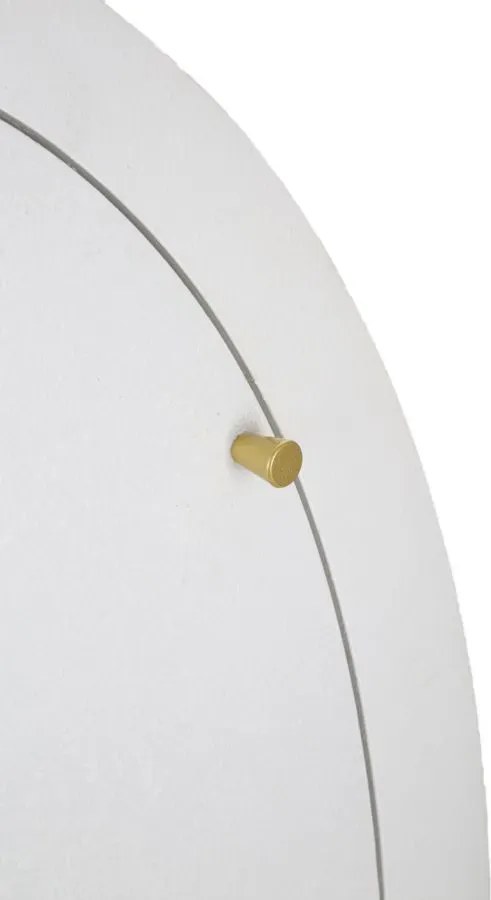Úložná skříňka Venus 60 cm bílá/zlatá