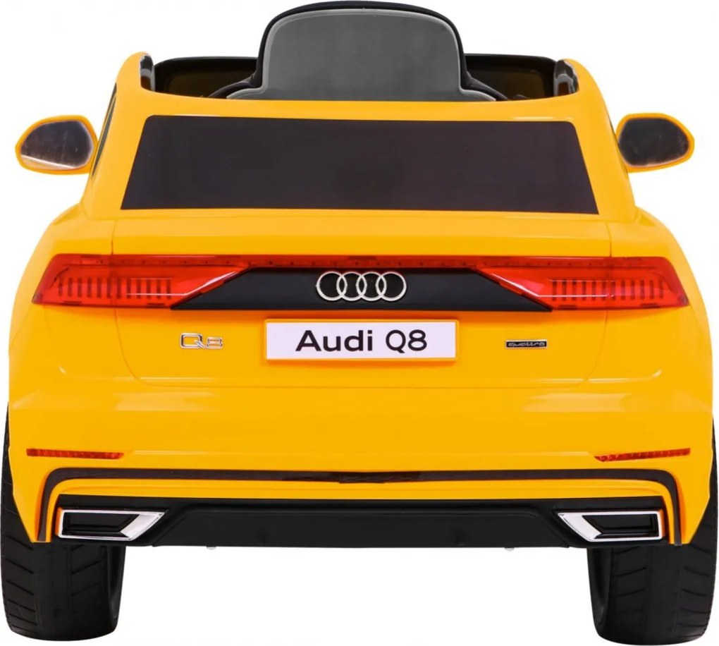Ramiz Elektrické autíčko Audi Q8 Lift dětské SUV žluté + dálkové ovládání
