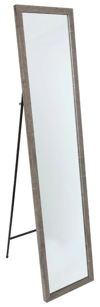 stojaté zrcátko EFFE s nastavením úhlu náklonu, 35x155 cm, šedá