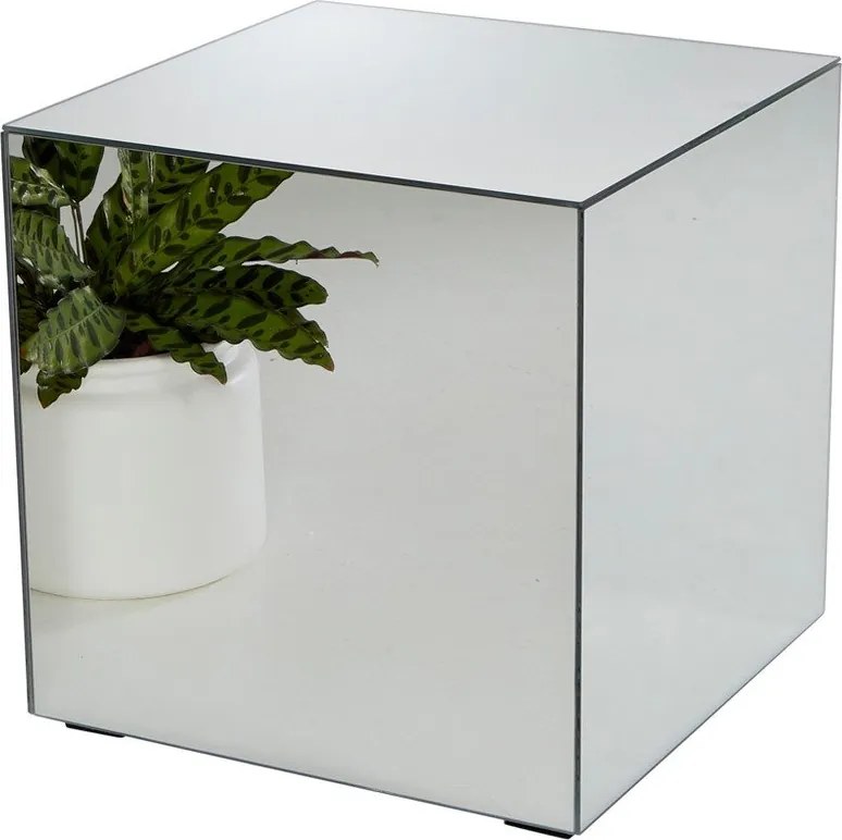 Skleněný odkládací stolek 45,5x45,5 cm Cube – Ellos Home