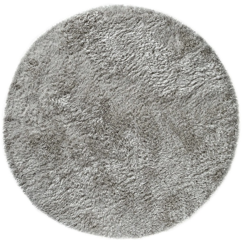 Tribeca Design Kusový kruhový koberec Cookie Silver Rozměry: 150x150 cm
