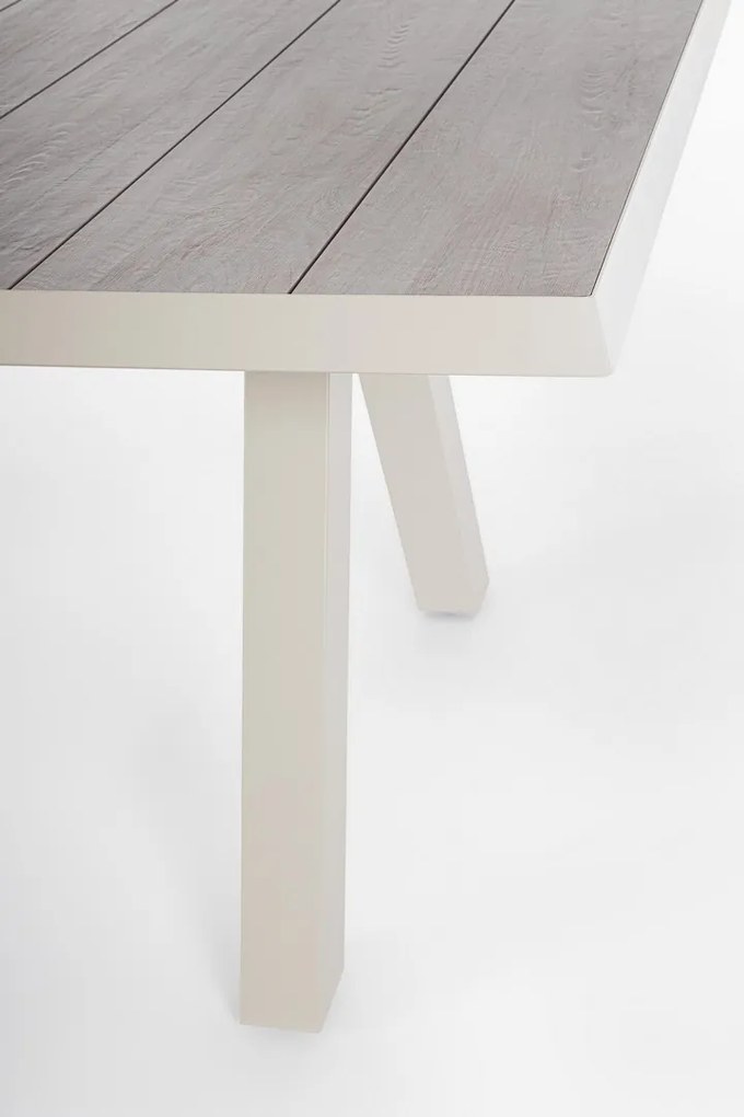BIZZOTTO Rozkládací zahradní stůl KRION 205-265x103 cm světlý