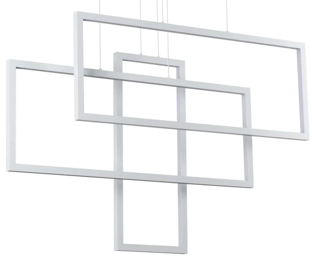 Ideal Lux Závěsné svítidlo Frame sp rettangolo Barva: Bílá