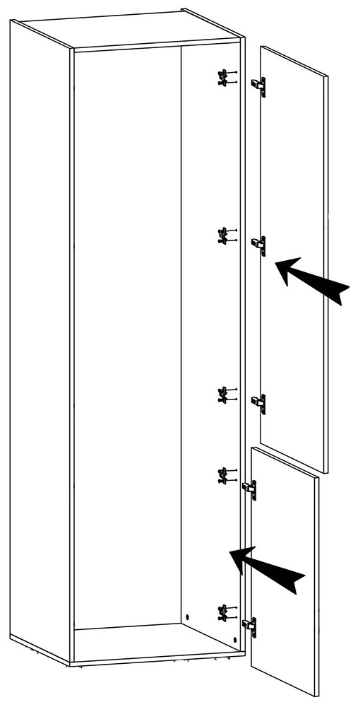 Sycylia | dolní skříňka D60ZL pro vestavnou lednici | PRAVÁ | andersen
