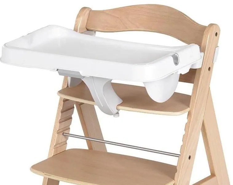 Pultík Alpha Tray white k rostoucí židličce Hauck Alpha+