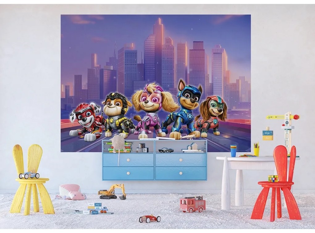 Dětská fototapeta Paw Patrol Movie 251 x 182 cm, 4 díly