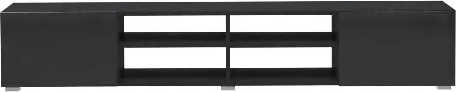 Černý televizní stolek TemaHome Podium, šířka 185 cm