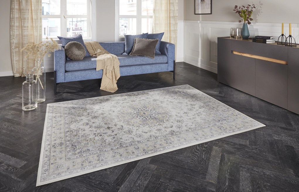 ELLE Decoration, Kusový koberec Imagination 104201 Light/Grey z kolekce Elle, 160x230, šedá, obývací pokoj