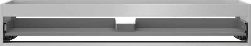 Mexen Box-A, závěsná skříňka, 140 cm, 1 zásuvka, šedá matná, 91AX0-1400-235-1-62