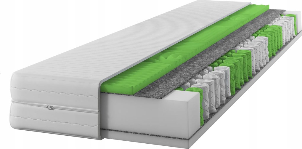 Matrace 90x200 kapsová oboustranná H3 masážní pěna 7