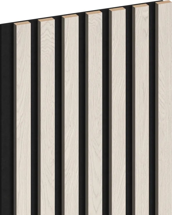 Mexen Lam-F, akustické stěnové lamely 275 × 31,5 cm, filc 6 mm, dub polární, S105-275317-2812-067
