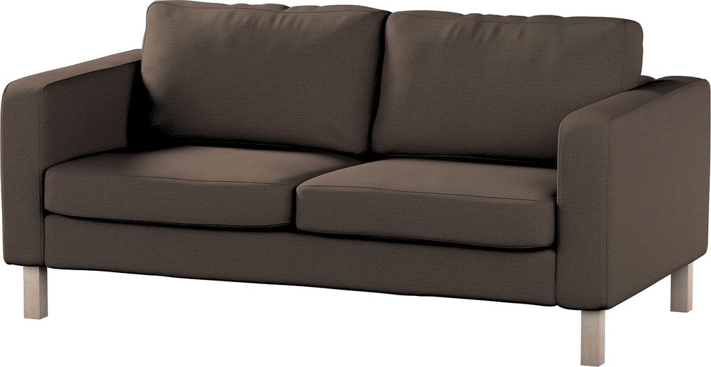 Potah na pohovku IKEA Karlstad 2-místná, nerozkládací, krátký barva hnědá látka pletený vzor