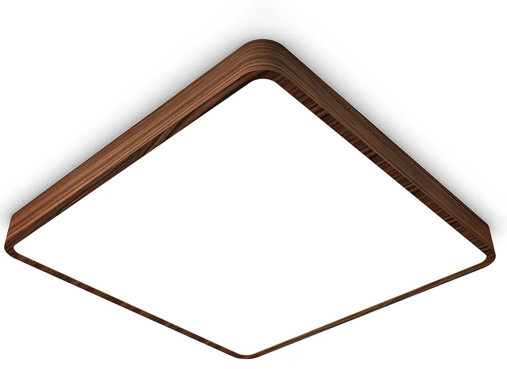 Dřevěné čtvercové svítidlo woodLED Square Ceiling  Dřevěné čtvercové svítidlo woodLED Square Ceiling Délka strany: 1110 mm, Dřevodekor: Palisander…