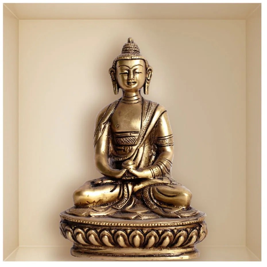 Samolepka s 3D efektem Ambiance Buddha Statue