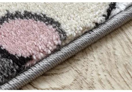 koberec PETIT FARMA ZVÍŘATA, růžový velikost 180x270 cm | krásné koberce cz