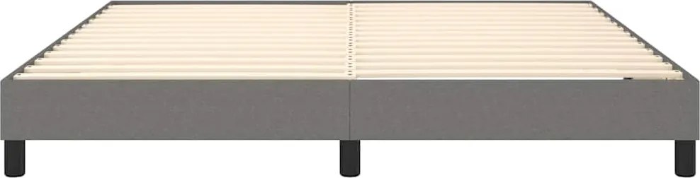 Rám postele s boxspringem tmavě šedý 160 x 200 cm textil 3120525