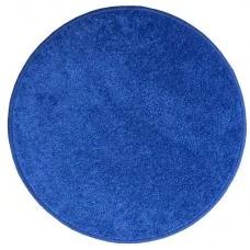 Vopi Kusový koberec Eton modrý kruh Kruh 100 cm průměr