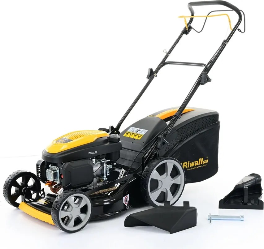 Benzínová sekačka na trávu s pojezdem Riwall PRO RPM 4640 PRO 4v1