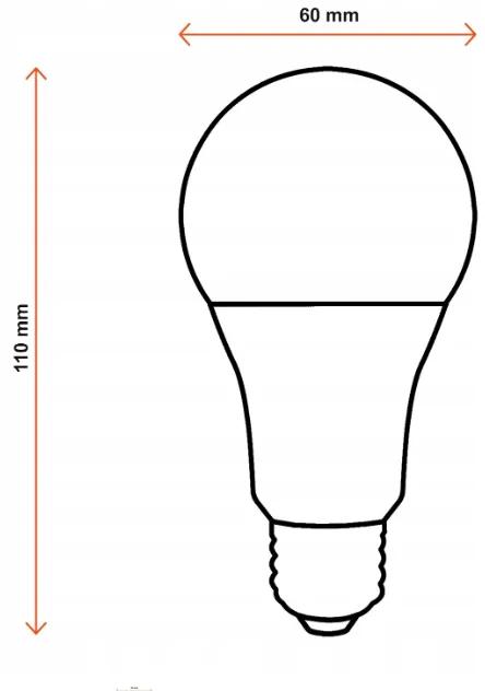 6x LED žárovka - ecoPLANET - E27 - 10W - 800Lm - teplá bílá