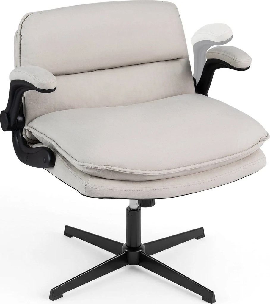 Costway Ergonomická kancelářská židle, výškově nastavitelná psací židle